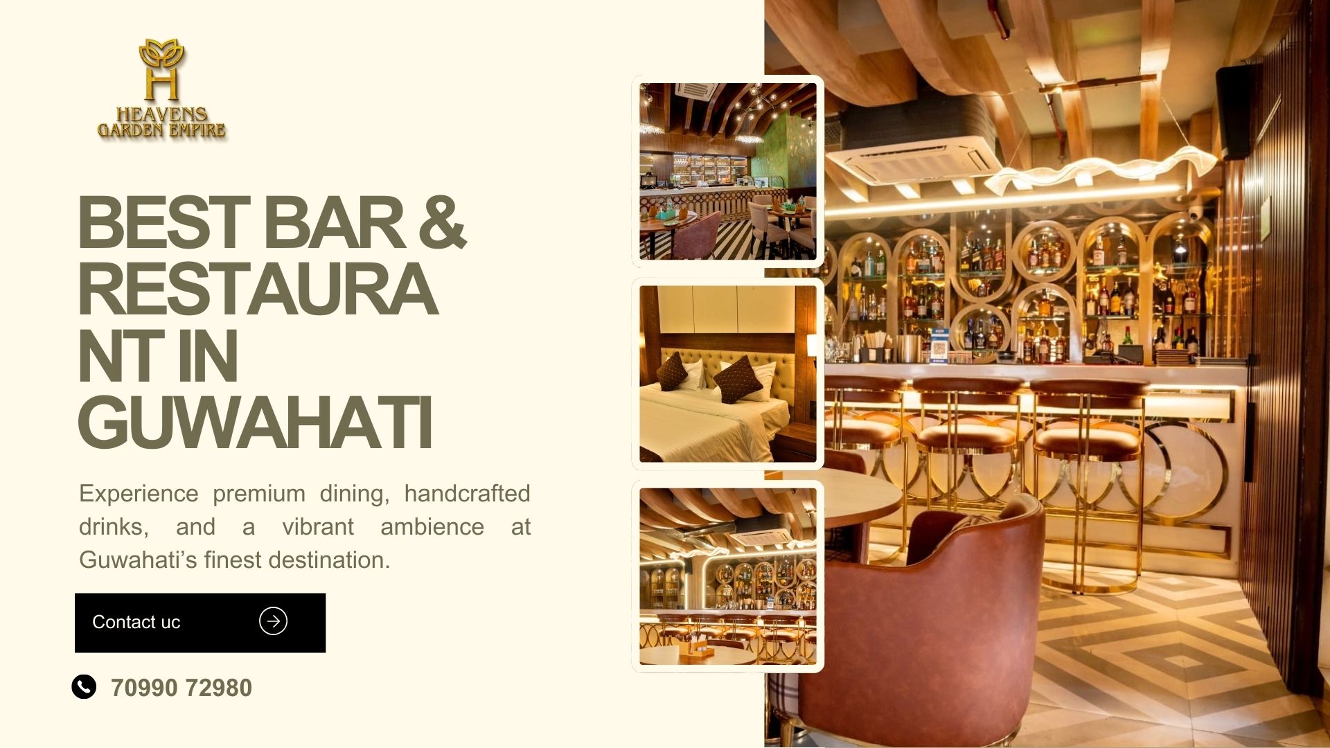 Best Bar and Restaurant in Guwahati - Assam - HOTEL HEAVENS GARDEN EMPIRE